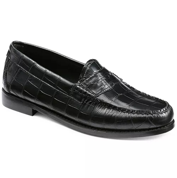 Shoes | Ghbass Womens Weejuns Whitney Exotic Penny Loafers | Poshmark